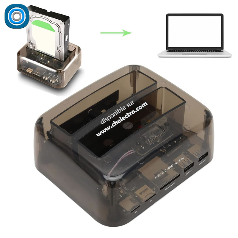 Dock disque dur SATA IDE USB | Dakar Senegal | Chelectro.com